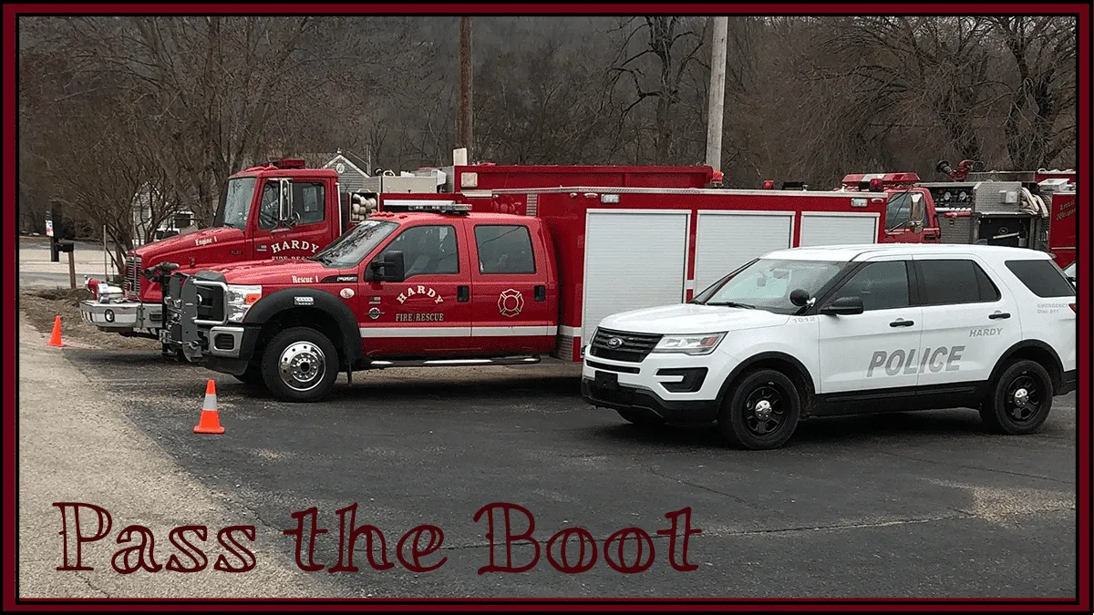 Fill the Boot for the Hardy Fire Department | Hallmark Times